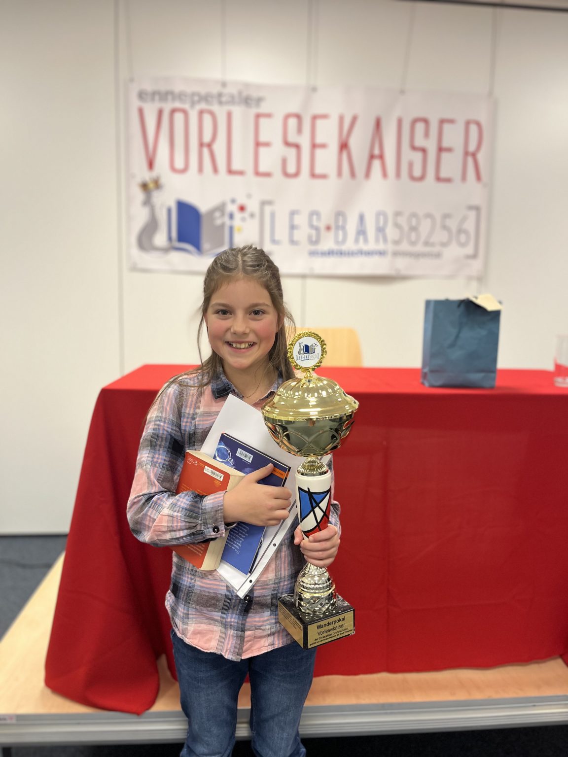 Anna Lotta ist Lesekaiserin von Ennepetal!
